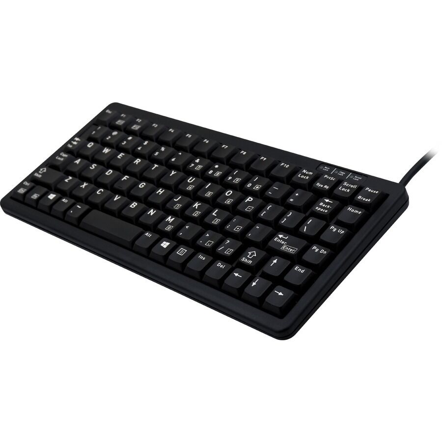 CHERRY Ultraslim G84-4100 POS Keyboard - 83 Key(s) - USB, PS/2 - Black
