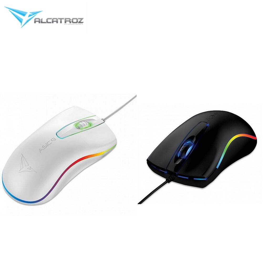 Wired Gaming Mouse Alcatroz ASIC 9 RGB FX Light Effect High Definition ...