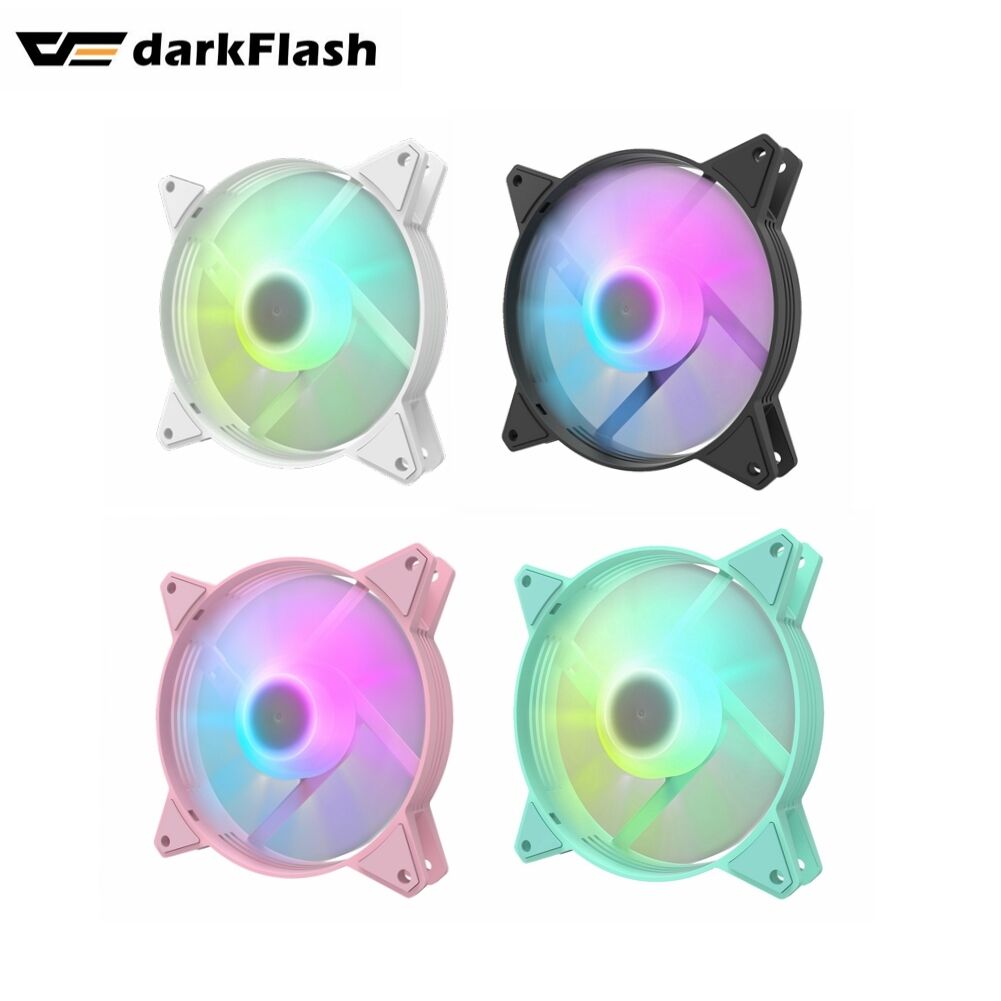 PC CASE FAN DARKFLASH C6 3 in 1 Aurrora Spectrum RGB 120mm Tuning Fan