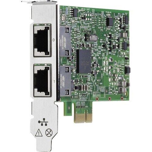 HPE Gigabit Ethernet Card - 10/100/1000Base-T - PCI Express x1 - 2 Port ...