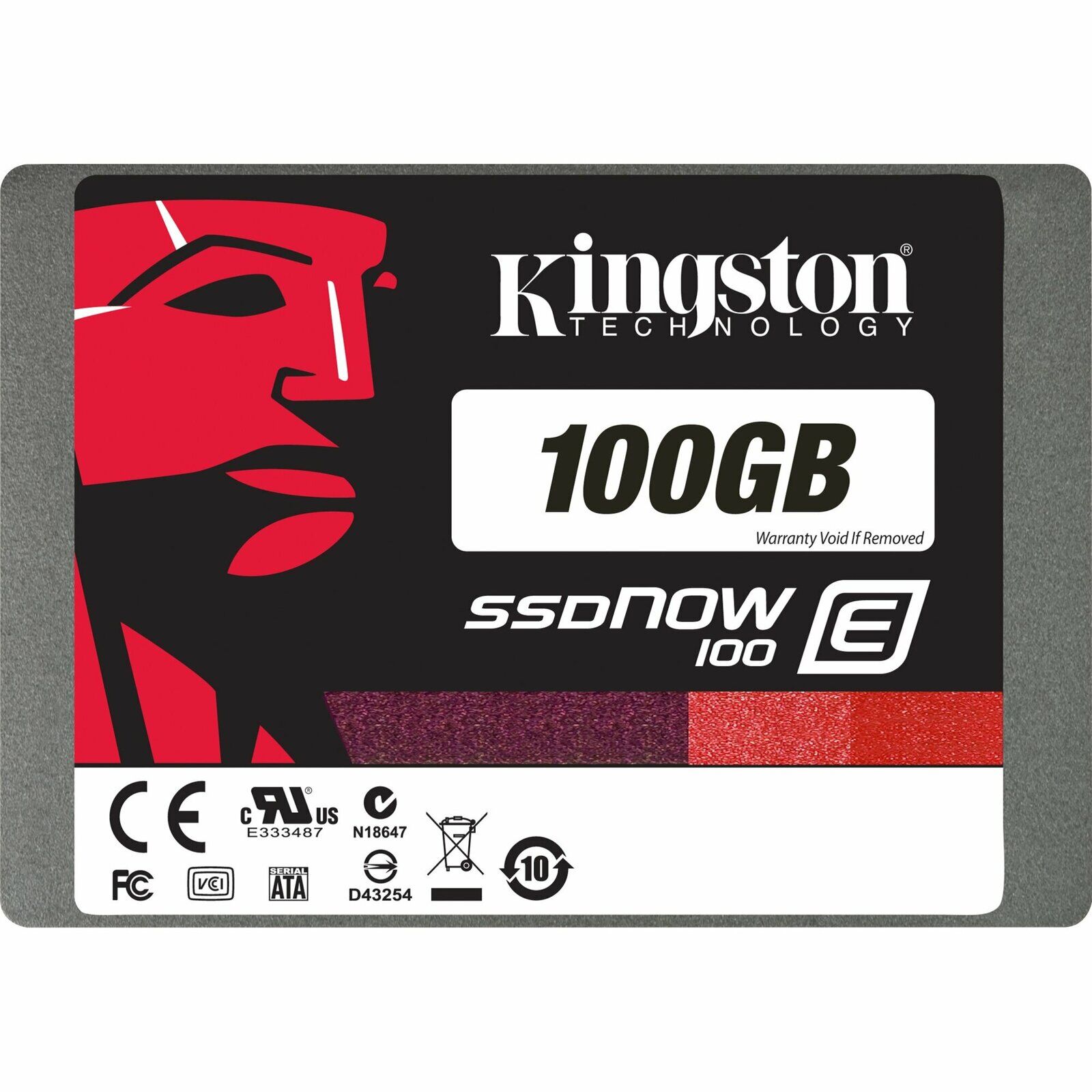 Kingston SSDNow E100 100 GB Solid State Drive - 2.5" Internal - SATA ...