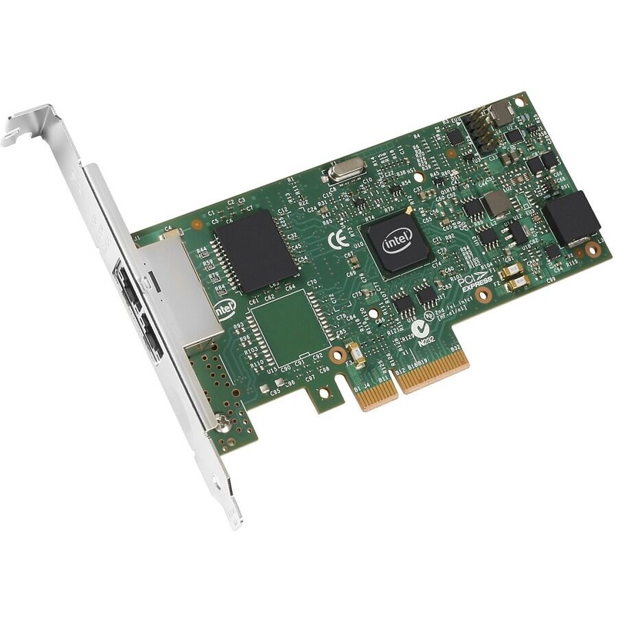 Intel I350 I350-T2 Gigabit Ethernet Card for Server - 10/100/1000Base-T ...