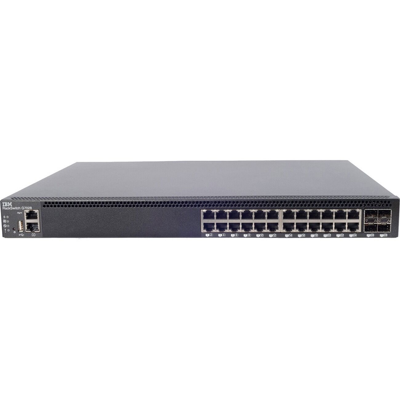 Lenovo RackSwitch G7028 24 Ports Manageable Ethernet Switch - Gigabit ...