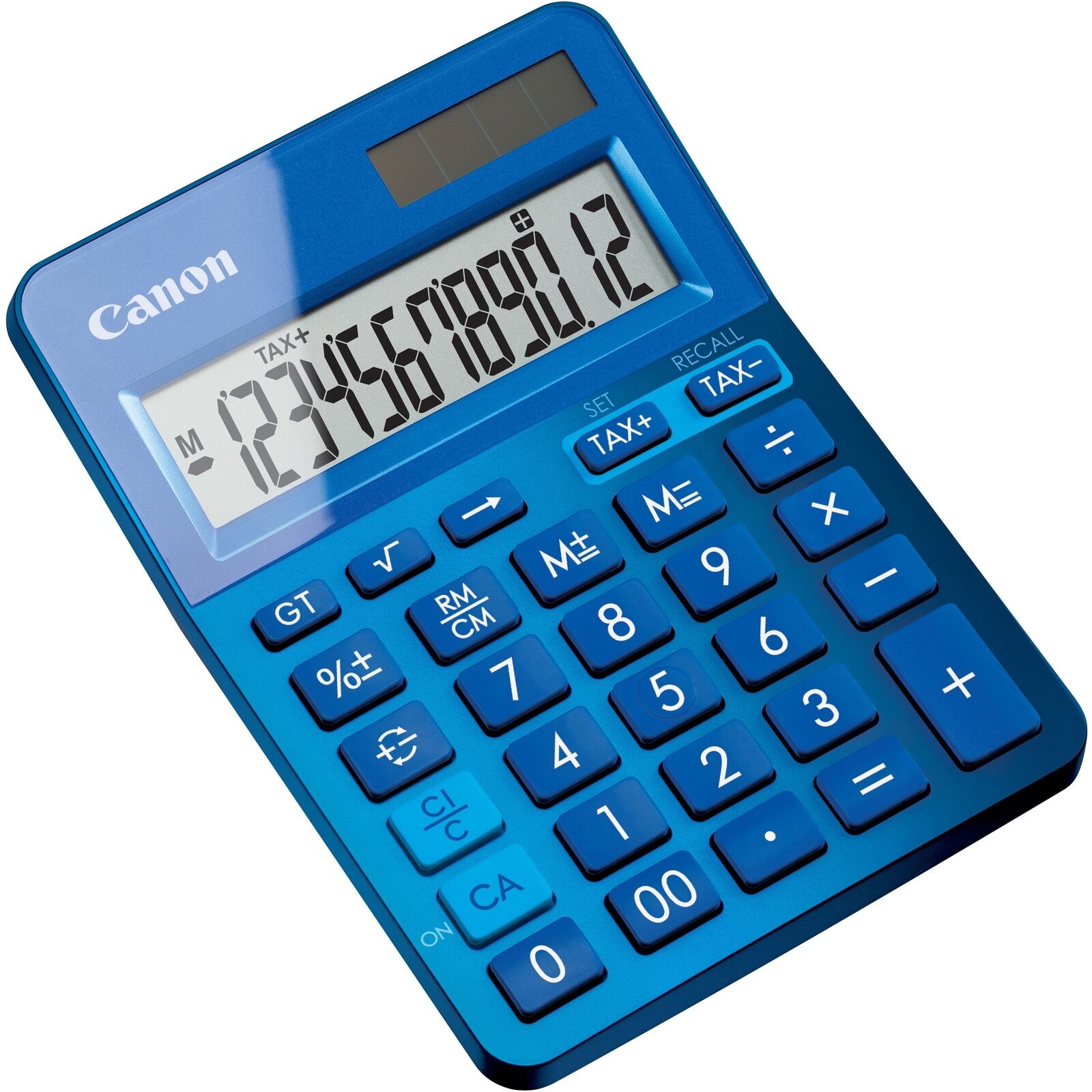Canon LS-123K Simple Calculator - Angled Display, Dual Power, Key ...