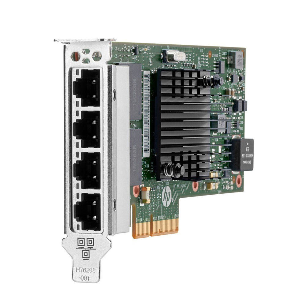 HPE 366T Gigabit Ethernet Card for Server - 10/100/1000Base-T - Plug-in ...