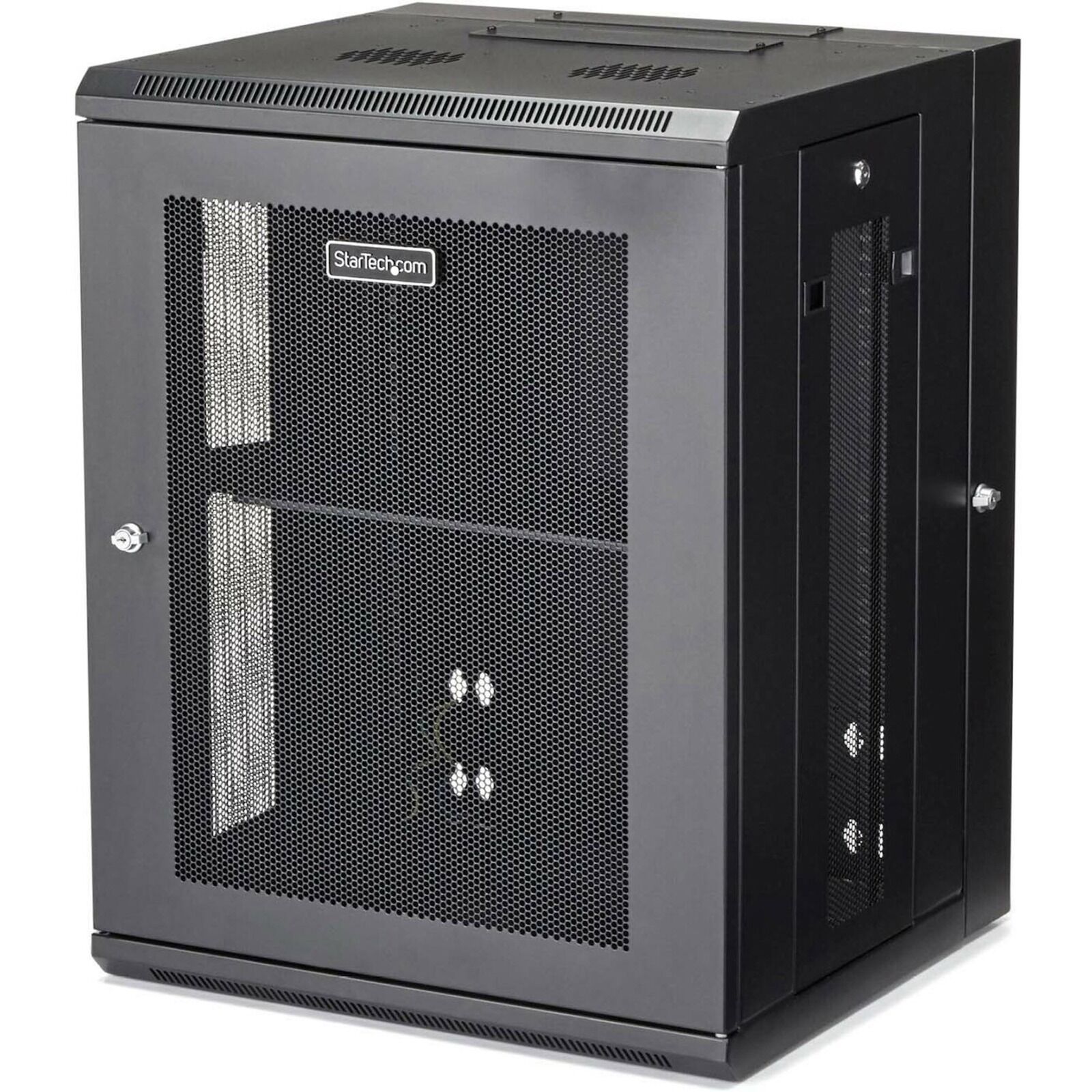 Wall Mount Server Rack Cabinet - Hinged Enclosure - 20 in. Deep - 26U ...