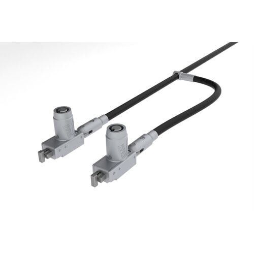 NOBLE DUAL HEAD T-BAR LOCK WITH TRAP AND KEYS