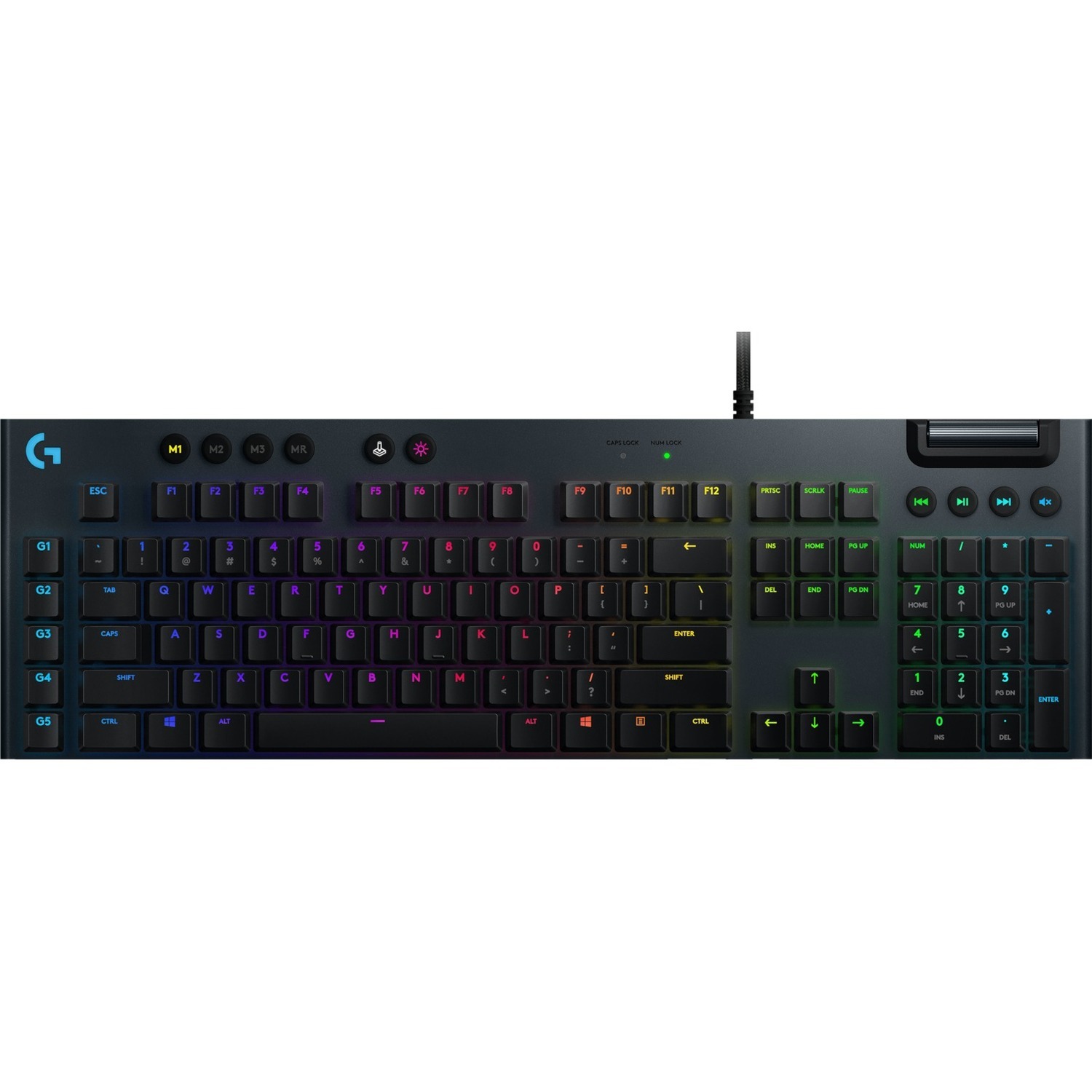 Logitech G815 Gaming Keyboard - Cable Connectivity - USB Interface ...