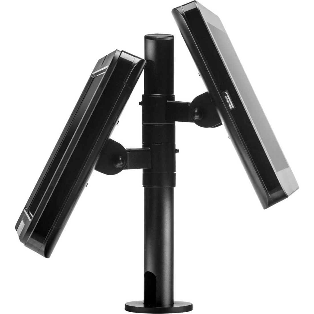 Atdec Mounting Pole for POS Display - Black - Height Adjustable - 2 ...
