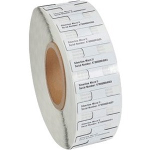 Zebra Silverline Micro RFID Label - Permanent Adhesive - Rectangle ...