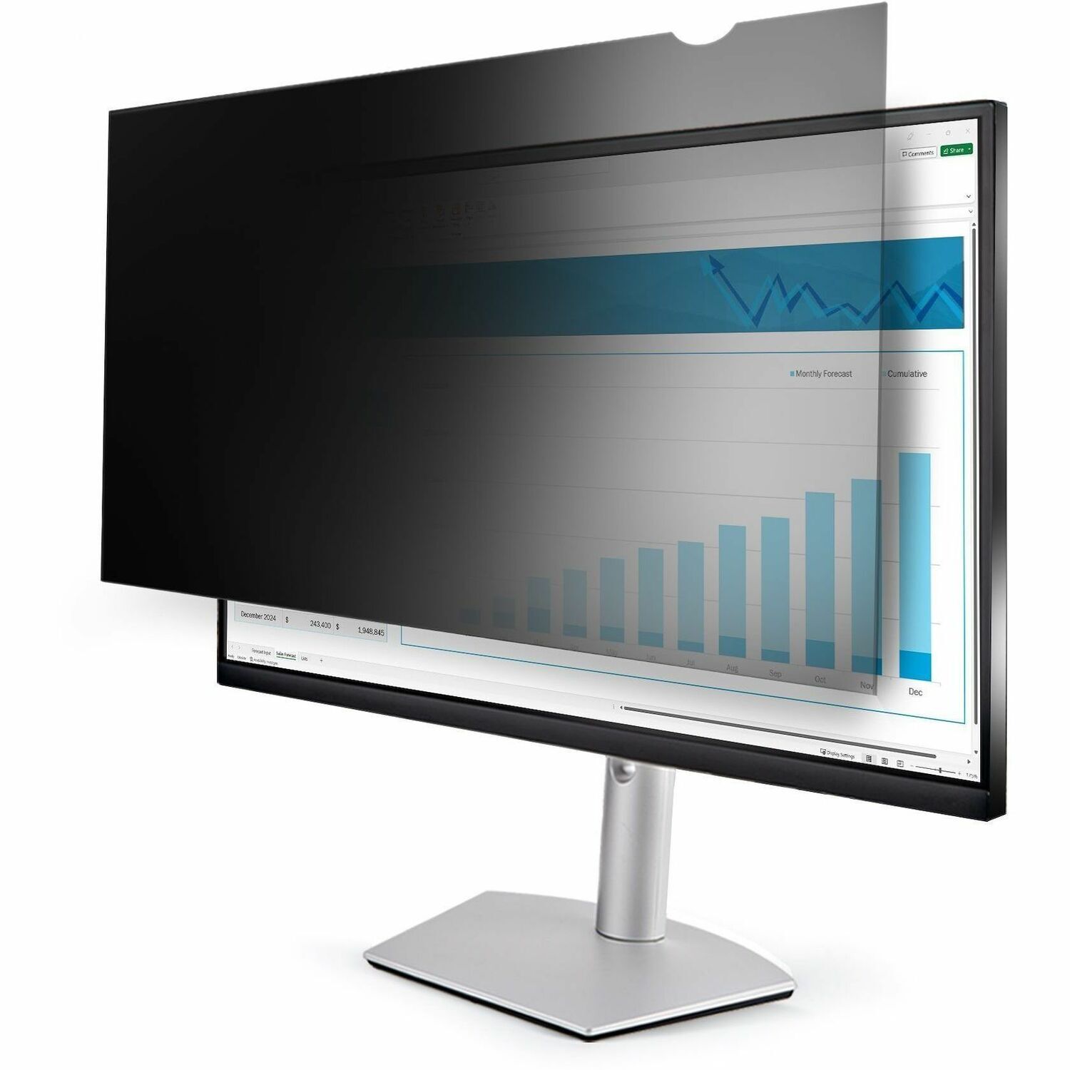StarTech.com Monitor Privacy Screen for 19" Display - Widescreen ...