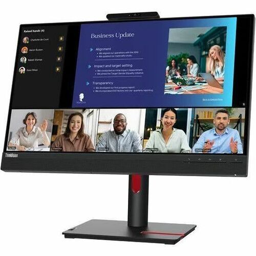 Lenovo ThinkVision T24v-30 24" Class Webcam Full HD LED Monitor - 16:9 ...