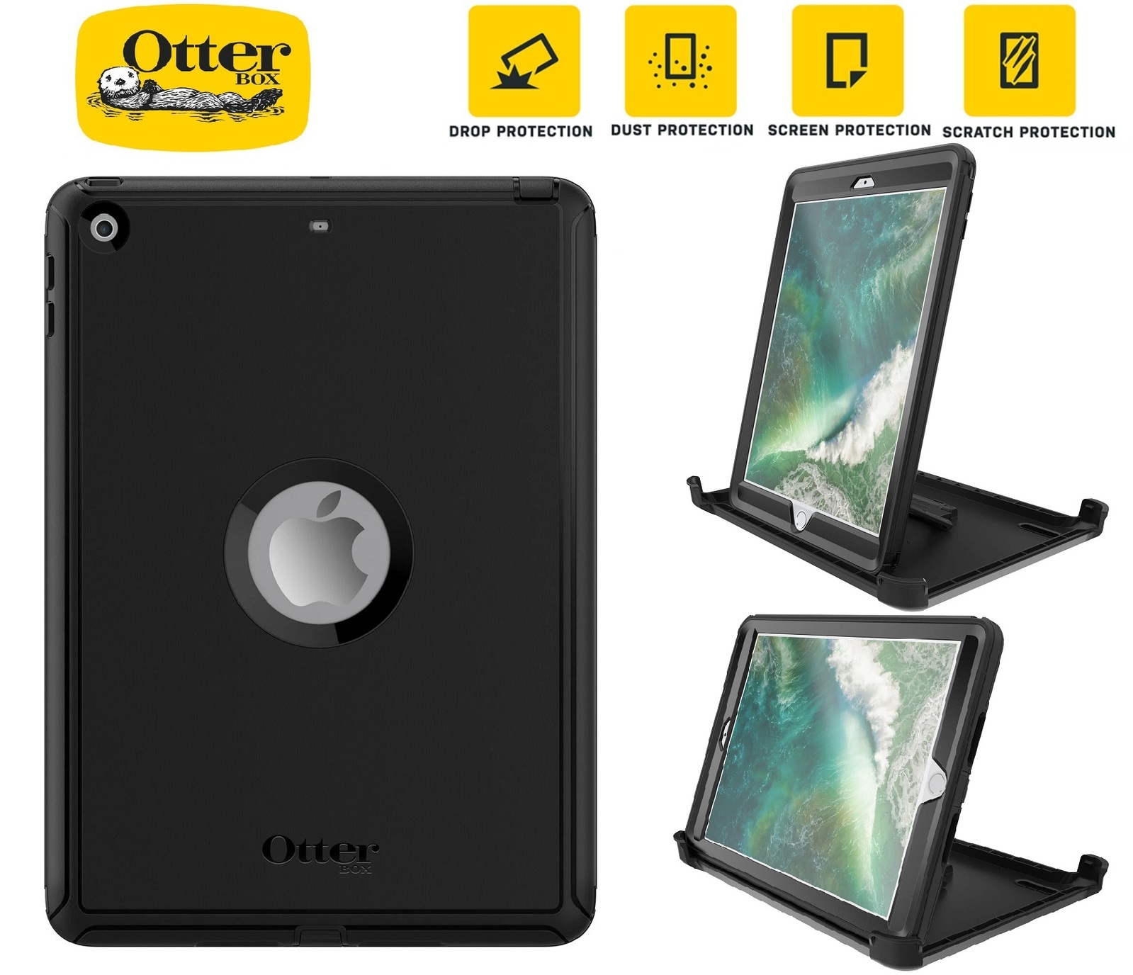 Buy Your OtterBox Defender Apple iPad 9.7 6th 5th Gen Case Black ...