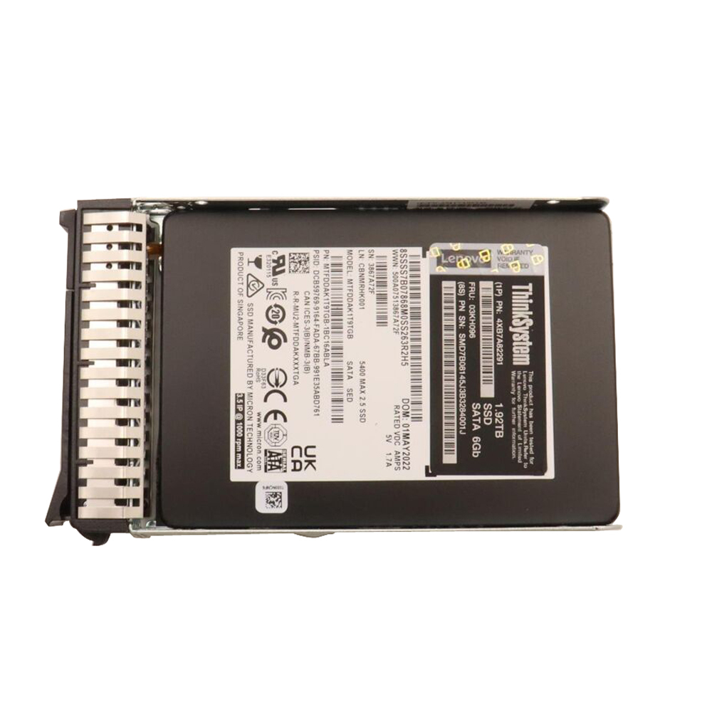 LENOVO ThinkSystem 2.5' 5400 MAX 1.92TB Mixed Use SATA 6Gb HS SSD